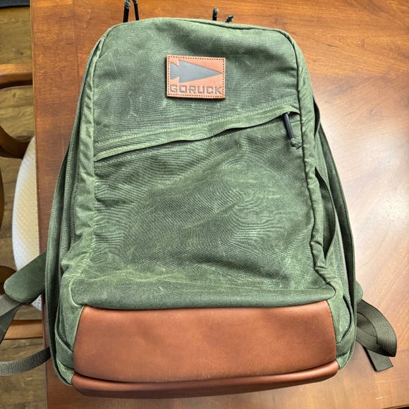 Goruck | Bags | Goruck Green And Brown Backpack | Poshmark